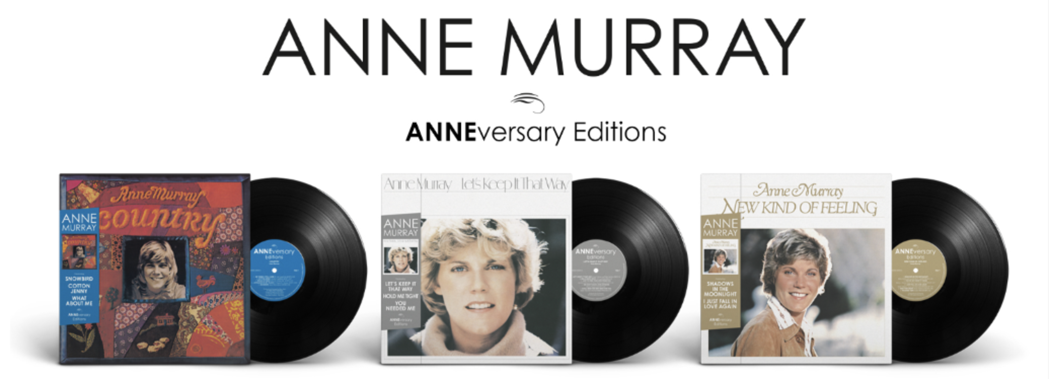 ANNE MURRAY ANNOUNCES SPECIAL ANNEversary EDITIONS OF THREE ICONIC ...